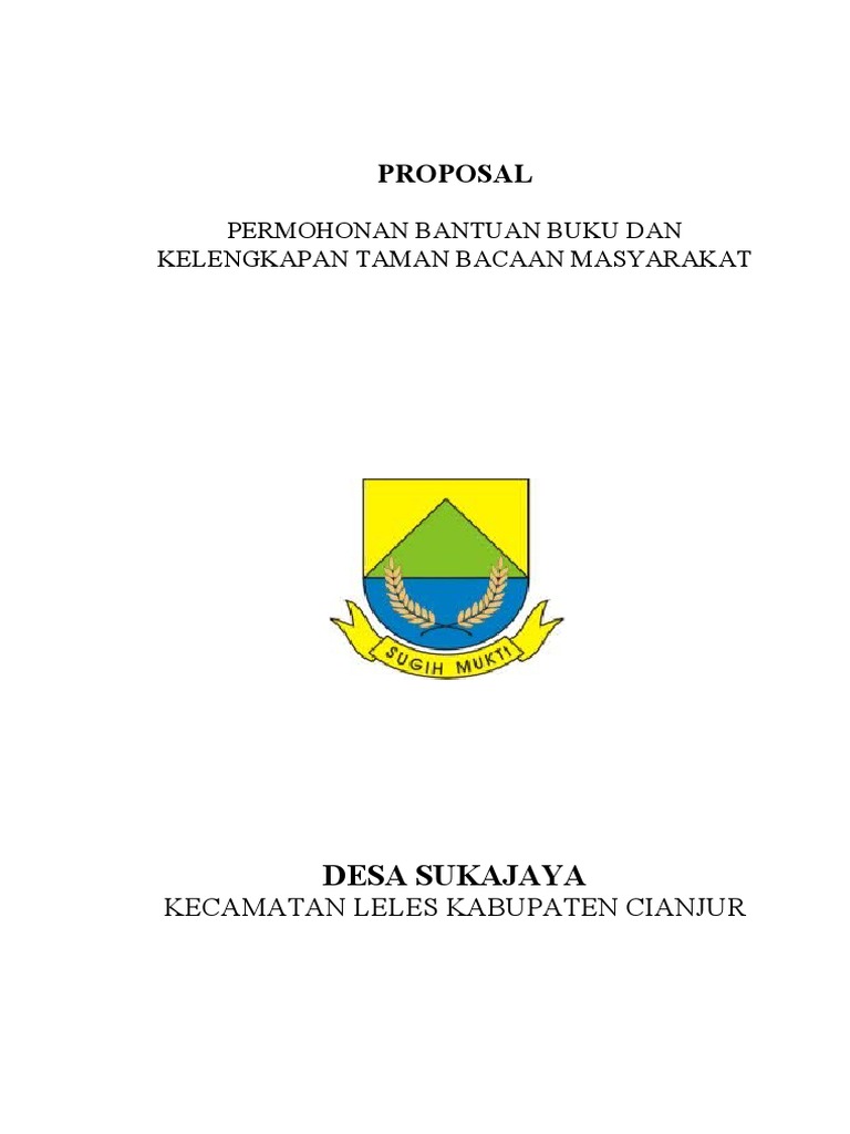 PROPOSAL TBM Sukajaya | PDF