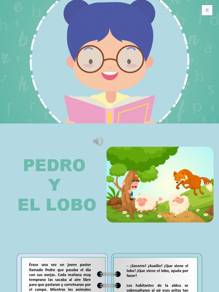 Cuento Pedro y El Lobo | PDF | Arte | Novela negra, policíaca y suspenso