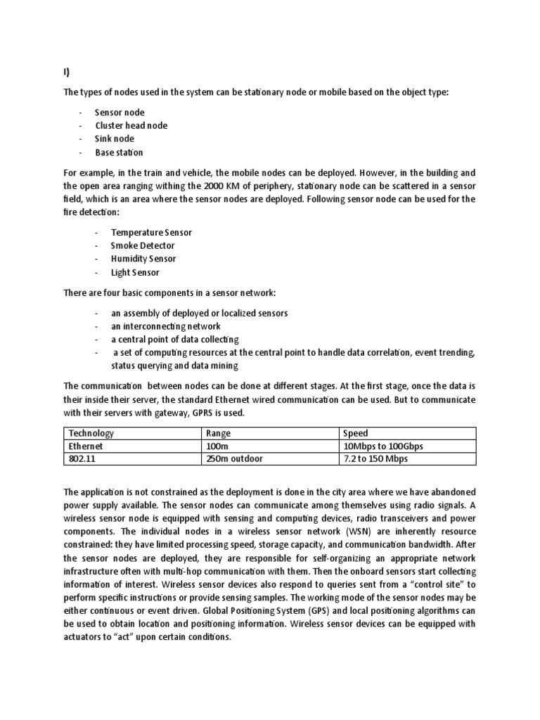 NEA Assignment | Download Free PDF | Wireless Sensor Network | Computer Network