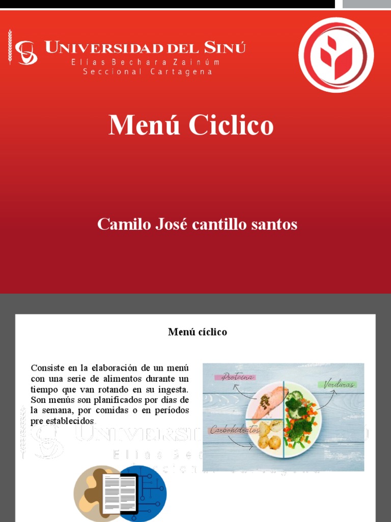 Menu Ciclico | PDF | Alimentos | Cocina