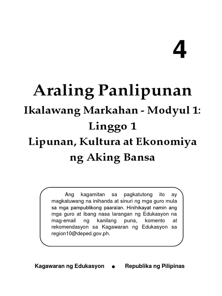 Q2 Ap 4 Mod 1 | PDF