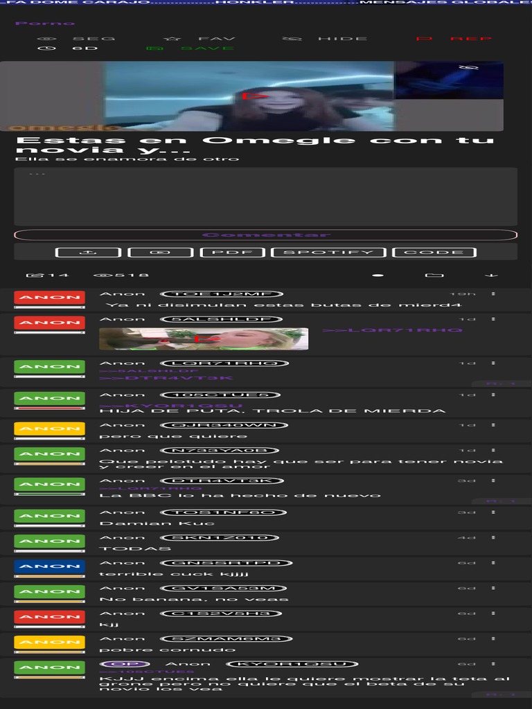 Ufftopia Estas en Omegle Con Tu Novia y | PDF