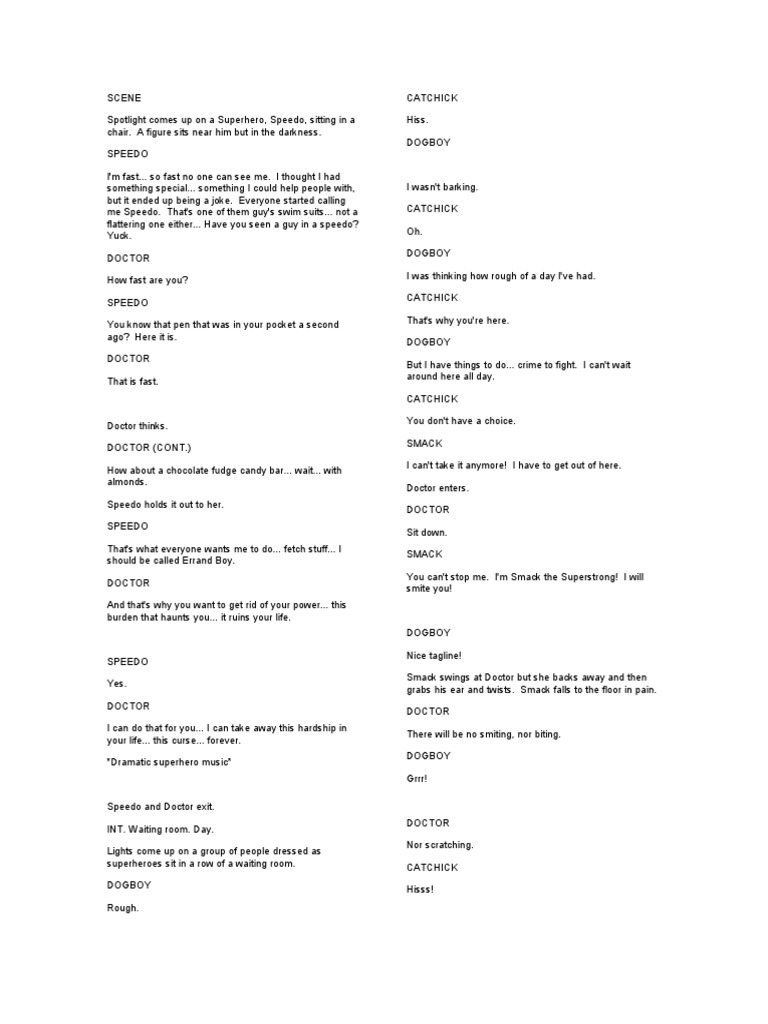 Dialogue Superhero | PDF