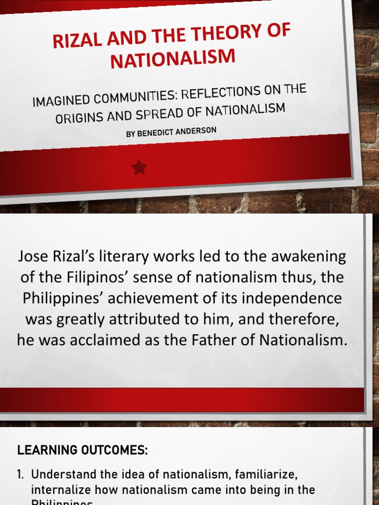 Theory of Nationalism Imagine Communities | PDF | Nationalism | Philippines