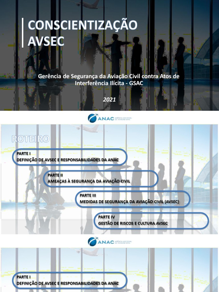 Segurança da Aviação Civil e AVSEC | PDF | Aeroporto | Aviação