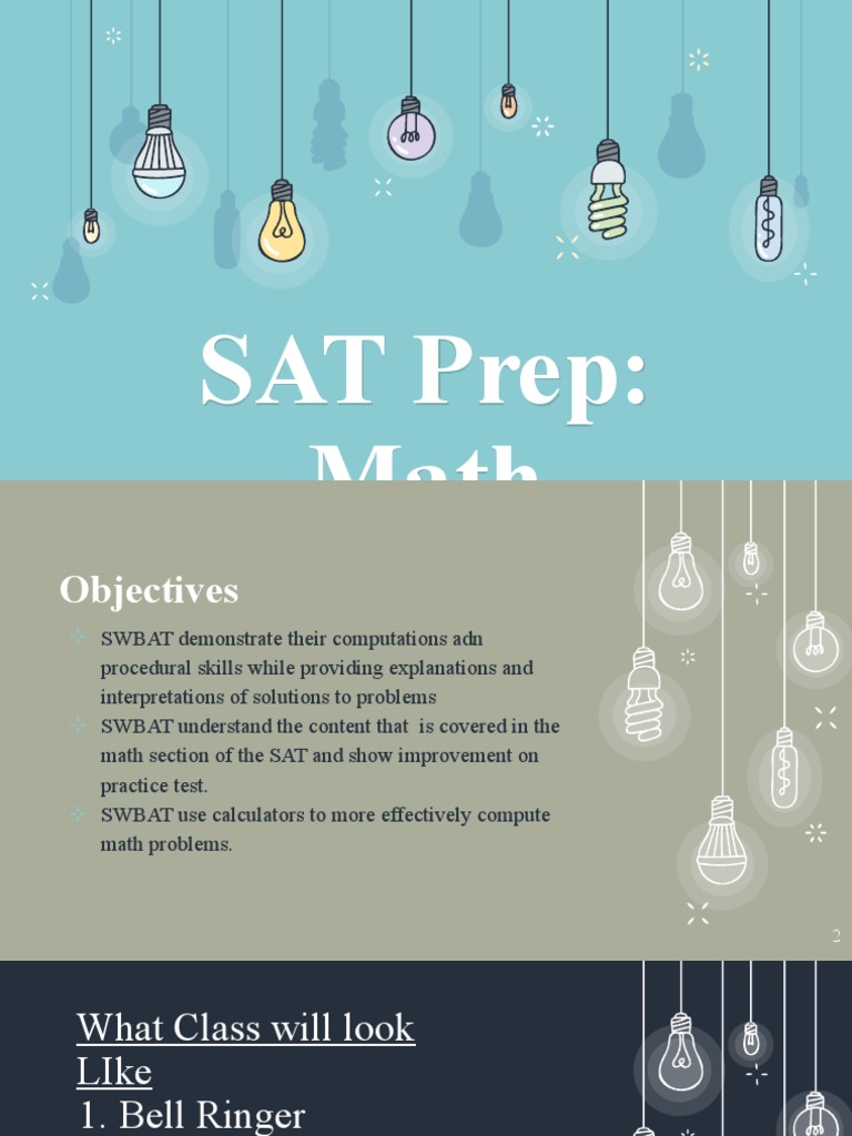 Sat Math Pdf Mathematics Equations
