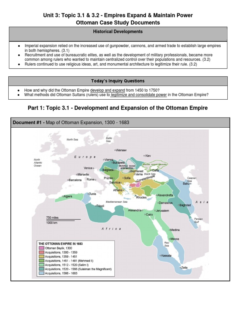Ottoman Empire Expansion Study | PDF | Ottoman Empire | Byzantine Empire
