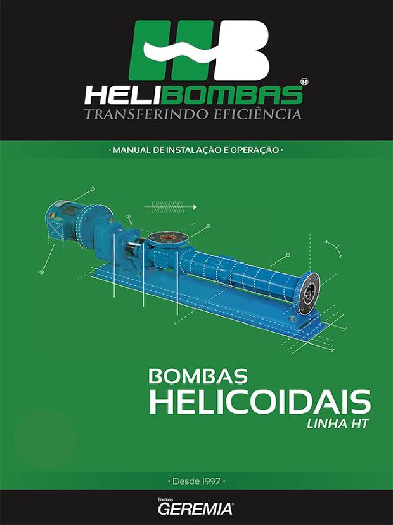 MANUAL DE INSTALAÇÃO BOMBAS HELICOIDAIS LINHA HT Rev - 6 | PDF | Bomba ...