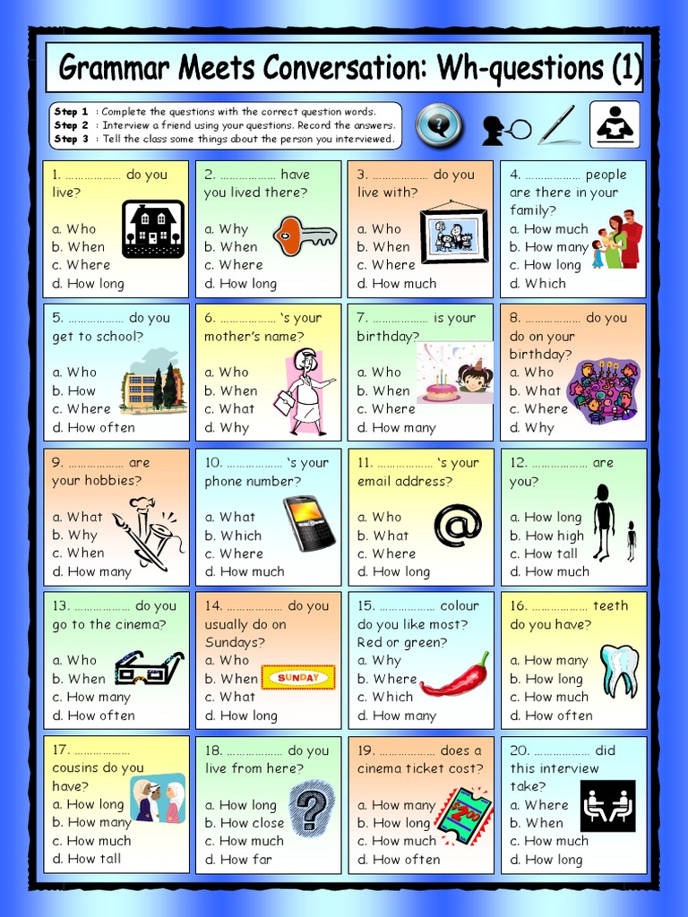 WH Questions | PDF