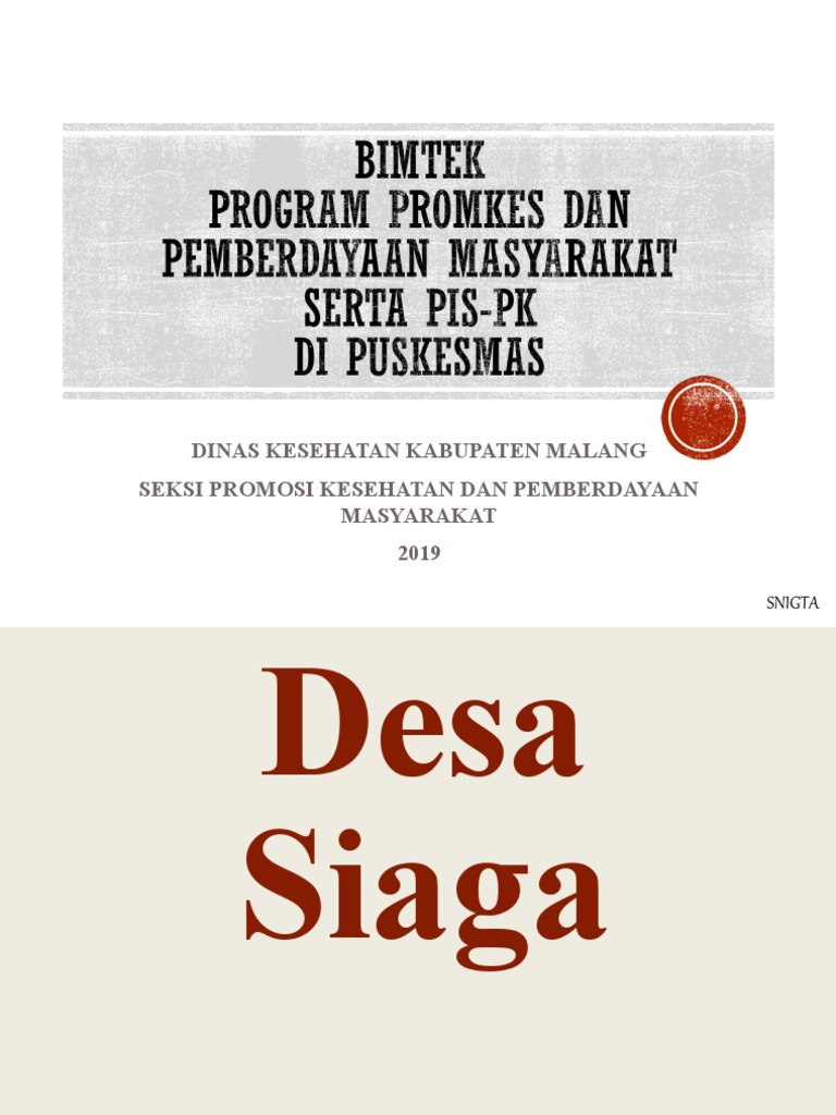 Materi Bimtek Snit | PDF