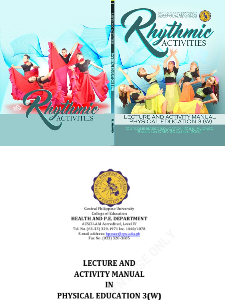 Pe3 Rhythmic Activities Manual | Download Free PDF | Rhythm | Dances