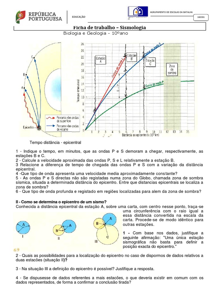 Distancia Epicentral | PDF | Terremotos | Ondas