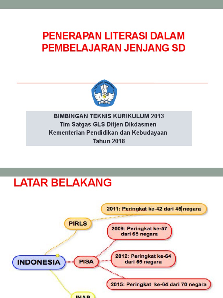 Penerapan Literasi di Pembelajaran SD | PDF | Seni & Disiplin Bahasa