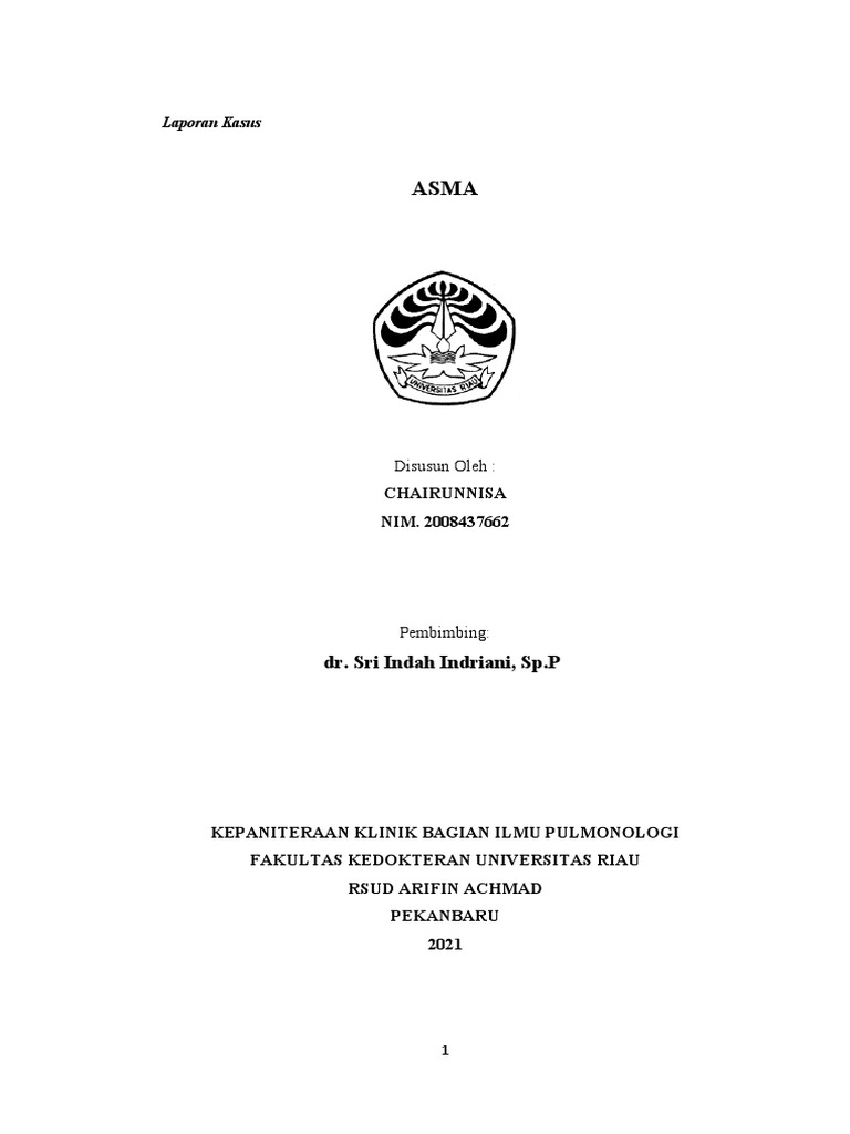 ASMA - Case Chairunnisa | PDF