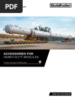 Goldhofer THP/SL Heavy-Duty Modules | PDF | Axle | Steering