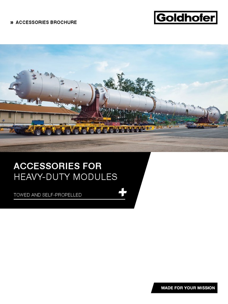 GOLDHOFER NA Accessories Heavy Duty Modules en Imp USletter | PDF ...
