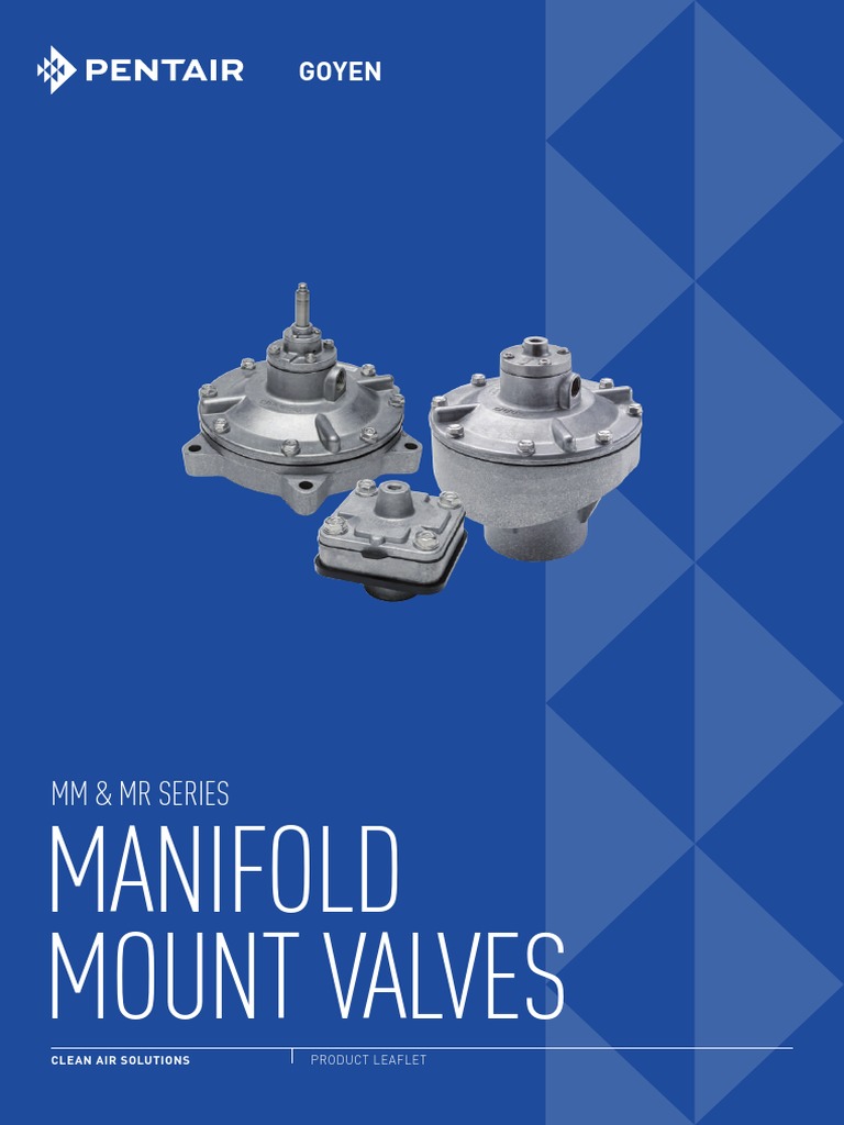 Pentair Goyen Manifold Mount Pulse Jet Valves | PDF | Valve | Pipe ...