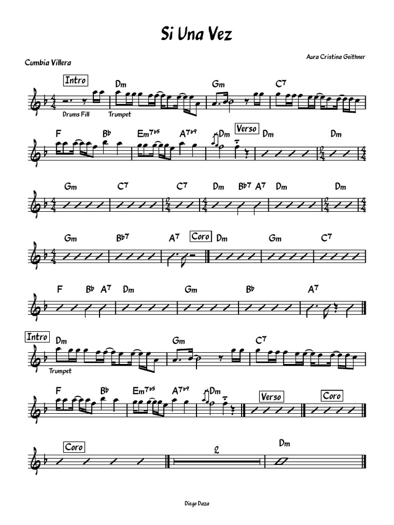 Si Una Vez | PDF | Song Recordings Produced