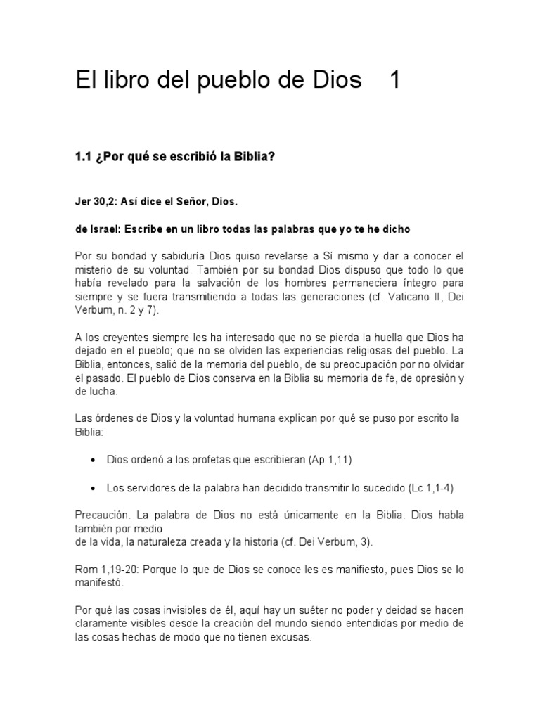 El Libro Del Pueblo de Dios | PDF | Septuaginta | Biblia