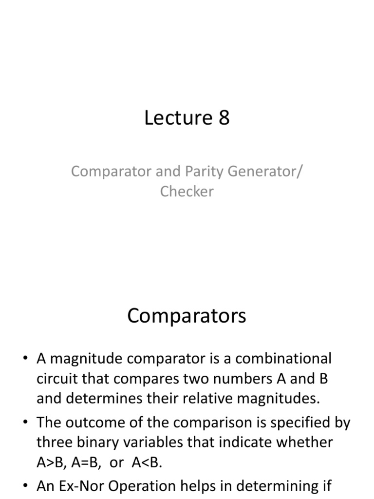 Parity Generator and Checker | PDF | Electronics | Computing