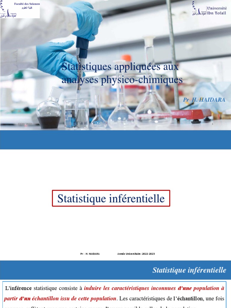 Statistiques Inférentielles Avancées | PDF | Intervalle de confiance ...