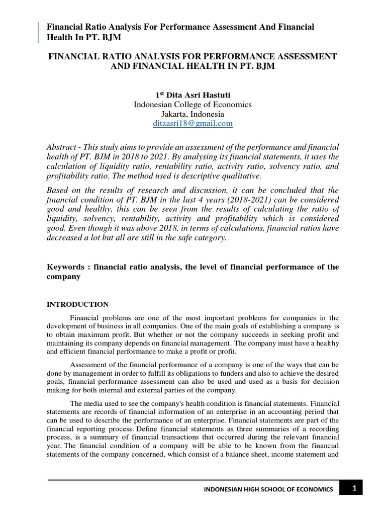 Journal - Dita Asri Hastuti - 11207600005 | PDF | Financial Statement ...