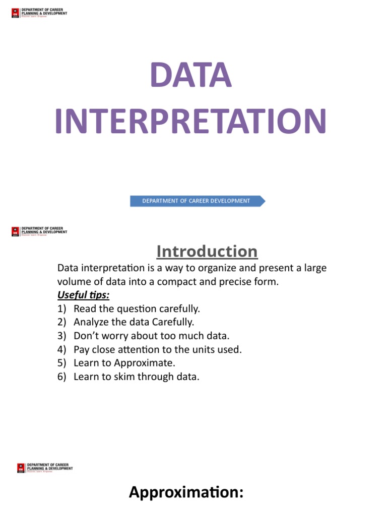 Data Interpretation | PDF | Mean | Average