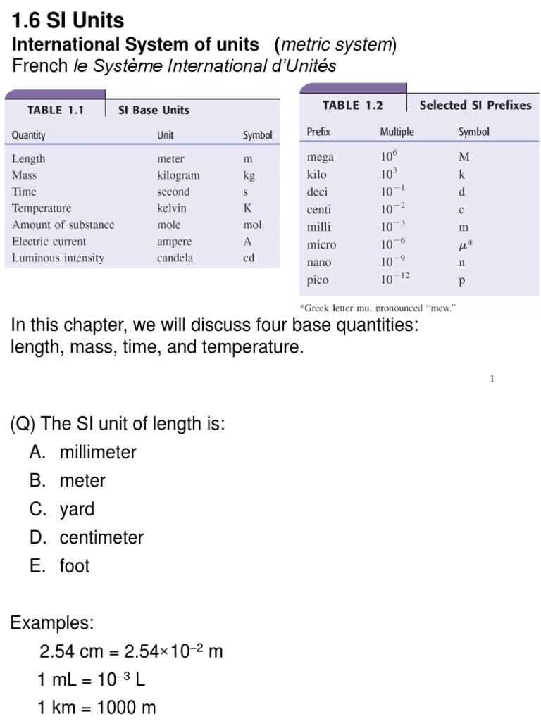 Chem 101 Chapter 1 Part 2 | PDF | Fahrenheit | Celsius