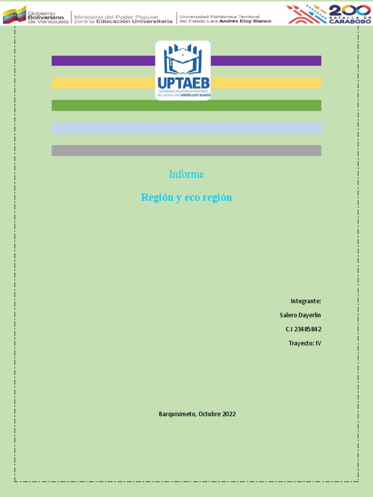 Definición y diferenciación de Región y Ecorregión | PDF | Ecosistema ...