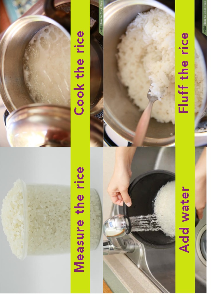 How To Cook Rice | PDF
