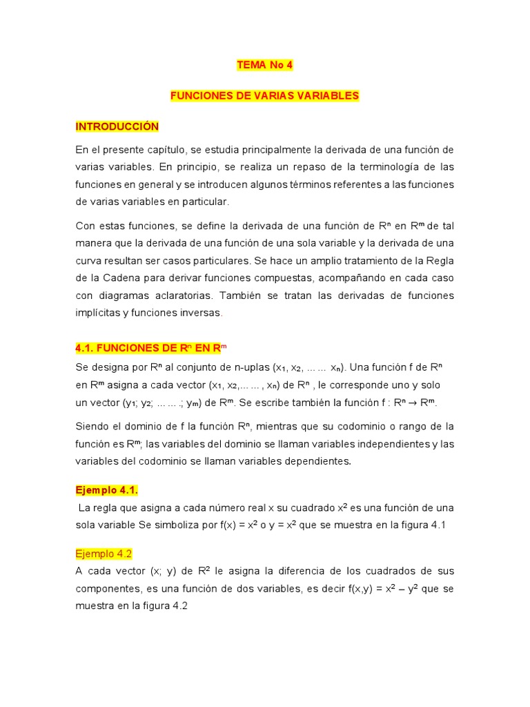 Tema 4 de Mat 102 2-2022 Civ G-C | Descargar gratis PDF | Función (Matemáticas) | Límite ...