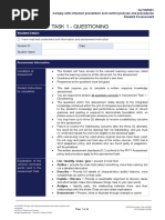 HLTINF006 Assessment Task 1 With Answer | PDF | Hygiene | Infection