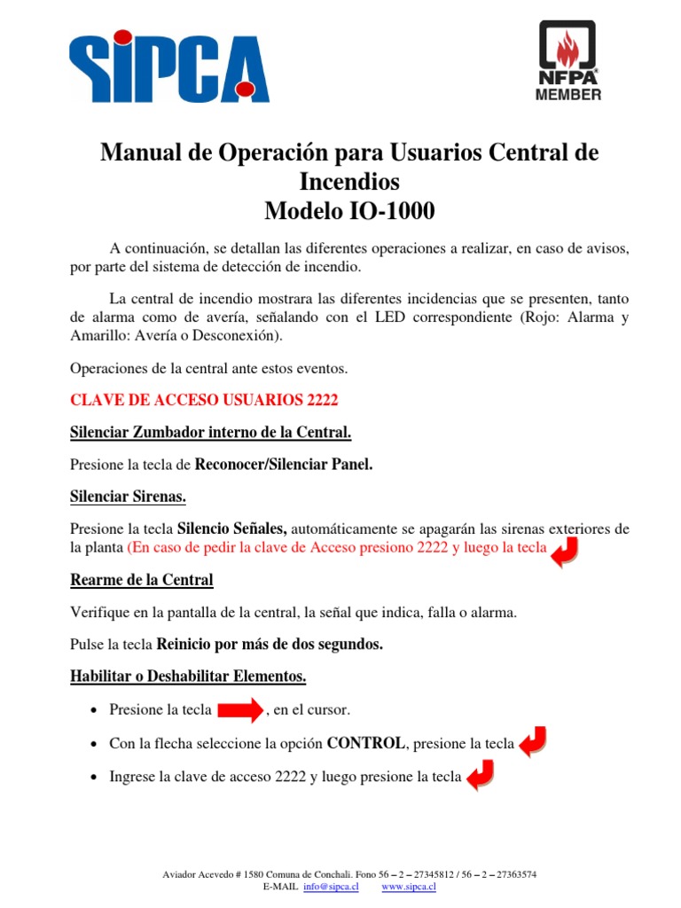 Manual de Operación IO-1000 | PDF | Informática