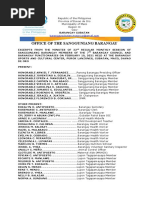 Script For 2021 First Semester Barangay Assembly | PDF | Social Science