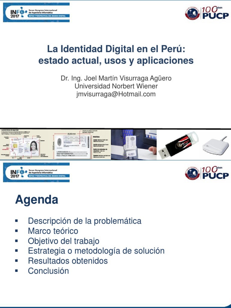 La Identidad Digital en El Perú - Estado Actual, Usos y Aplicaciones ...
