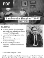 Lamb To The Slaughter Notes | PDF | Irony | Narration