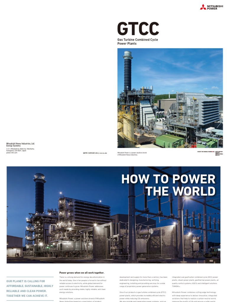 GTCC e Rev.b 2022 June | PDF | Fossil Fuel Power Station | Power Station