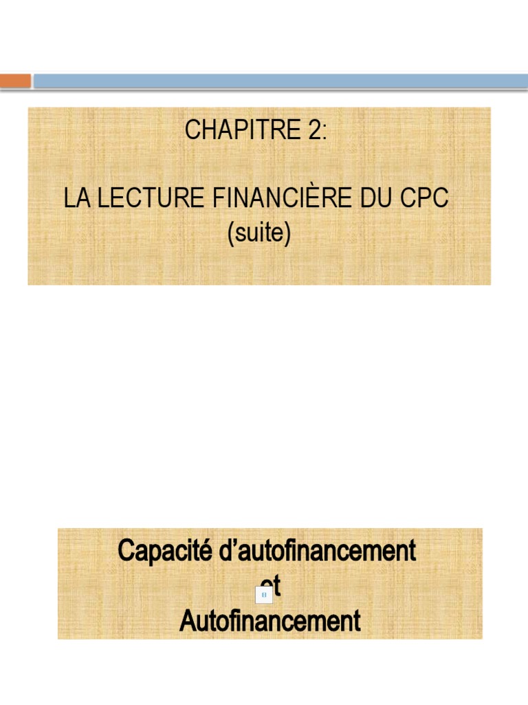Séance - 4 - Audio - Chap 2 - Analyse - CPC - 20 - 21 | PDF | Revenu ...