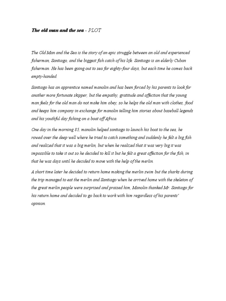 The Old Man and The Sea | PDF