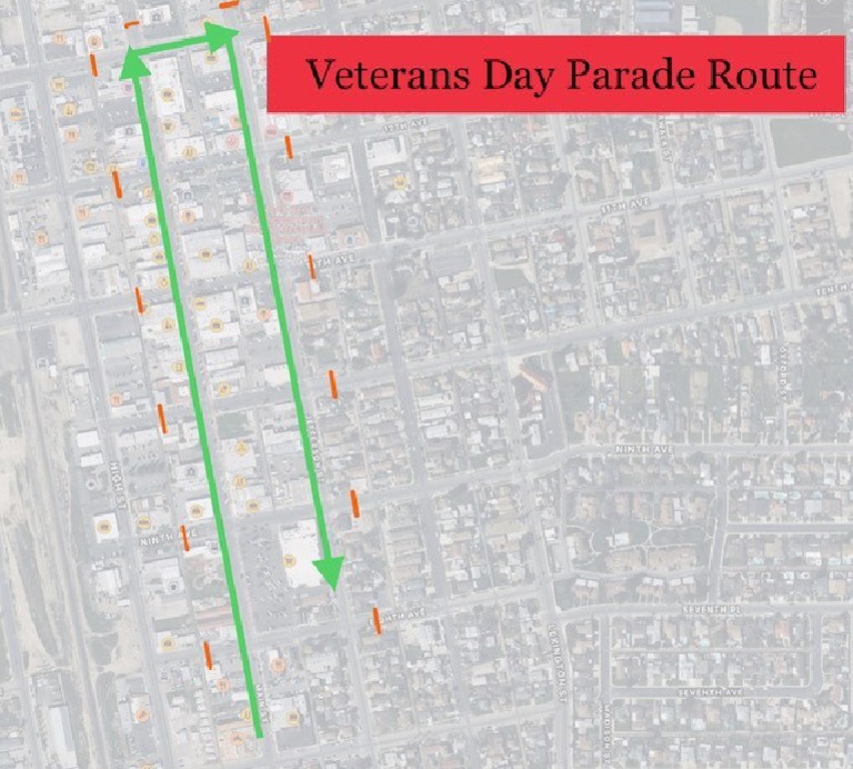 Delano's Veterans Day Parade Route Map | PDF