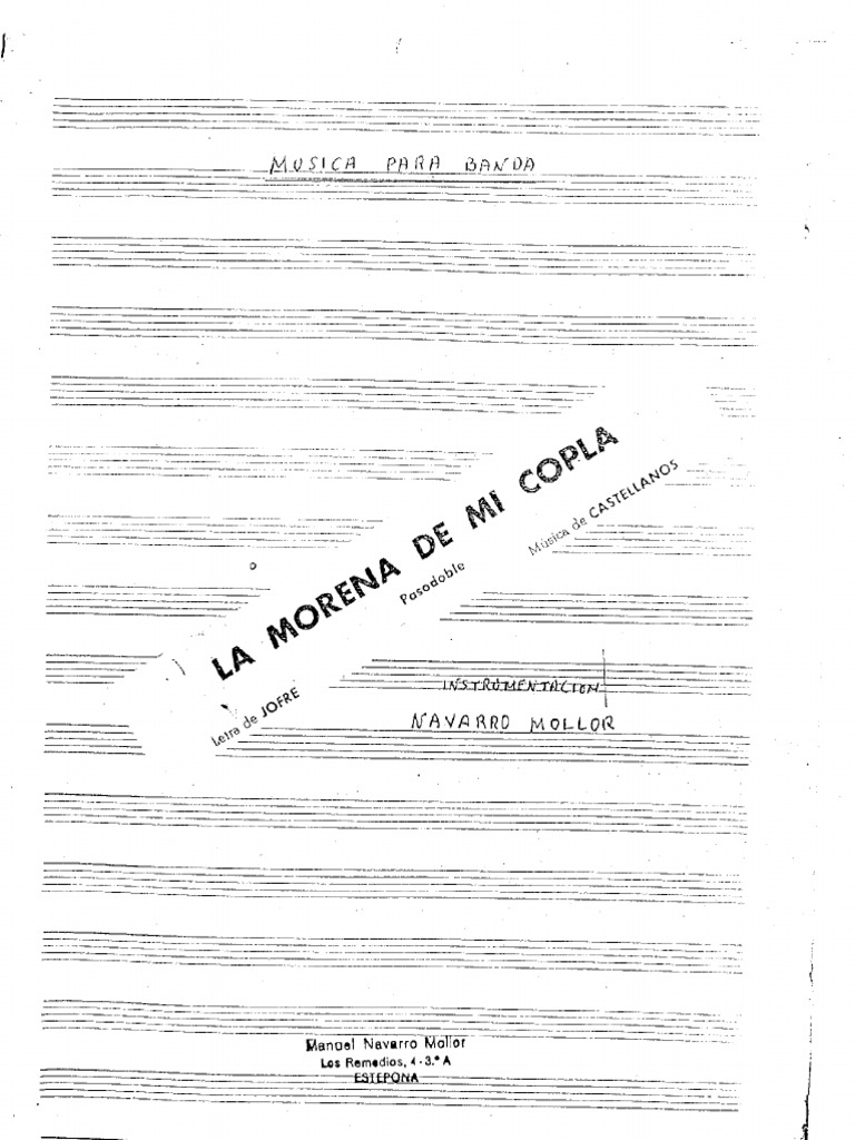 La Morena de Mi Copla | PDF