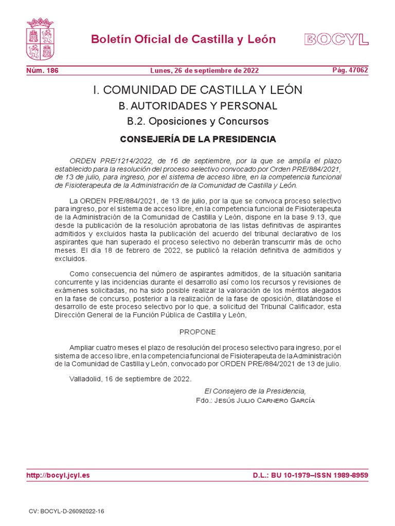 Bocyl D 26092022 16 | PDF | Gobierno