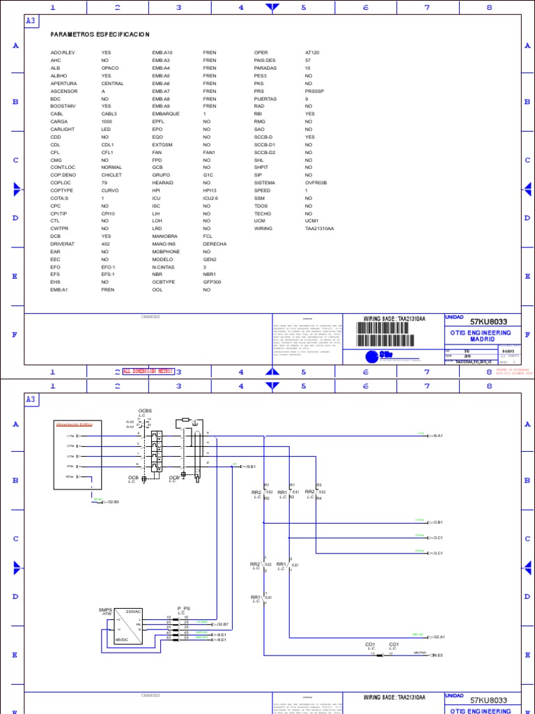 Otis Gecb LV Genesis Diagramas TAA21310AA | PDF | Companies Of The ...