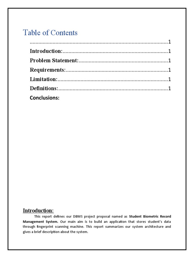 DBMS Ass 1 | PDF | Databases | Biometrics