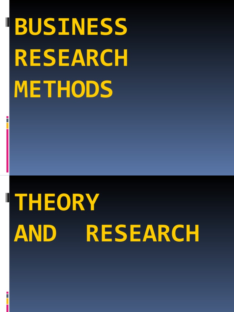 BRM Lecture 4 Theory and Research | PDF | Theory | Concept