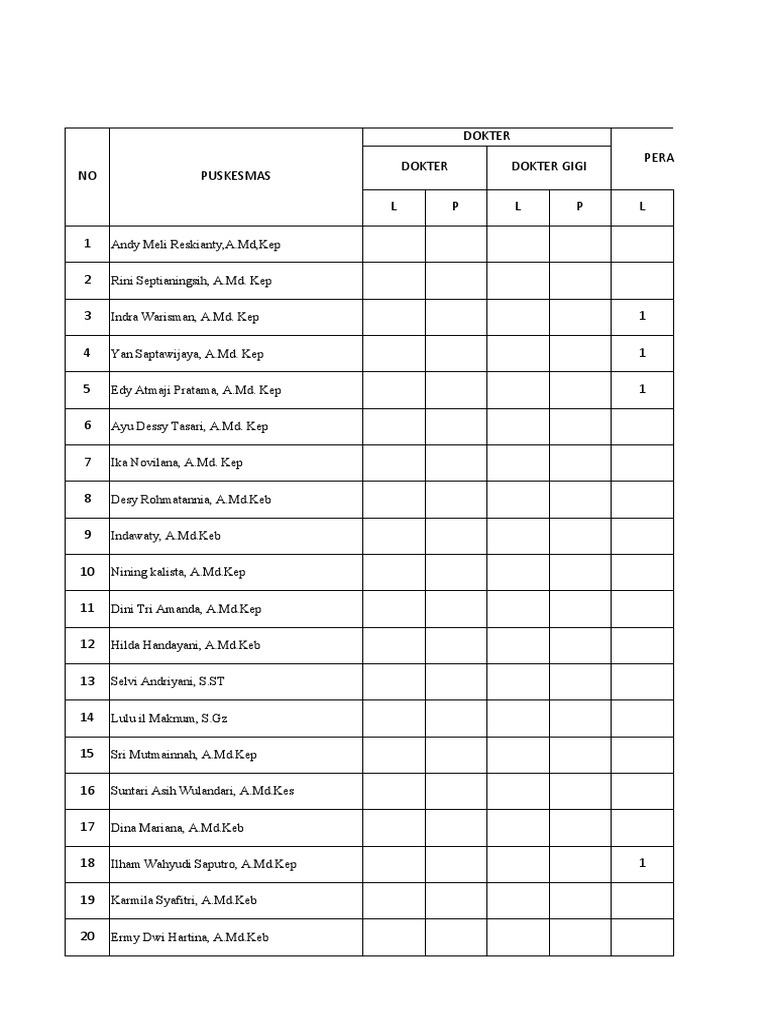 Format Pegawai 4 | PDF