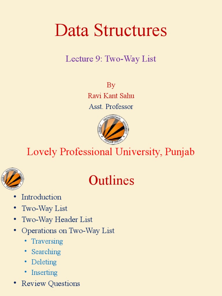Two-Way Lists | PDF | Information Technology Management | Applied ...