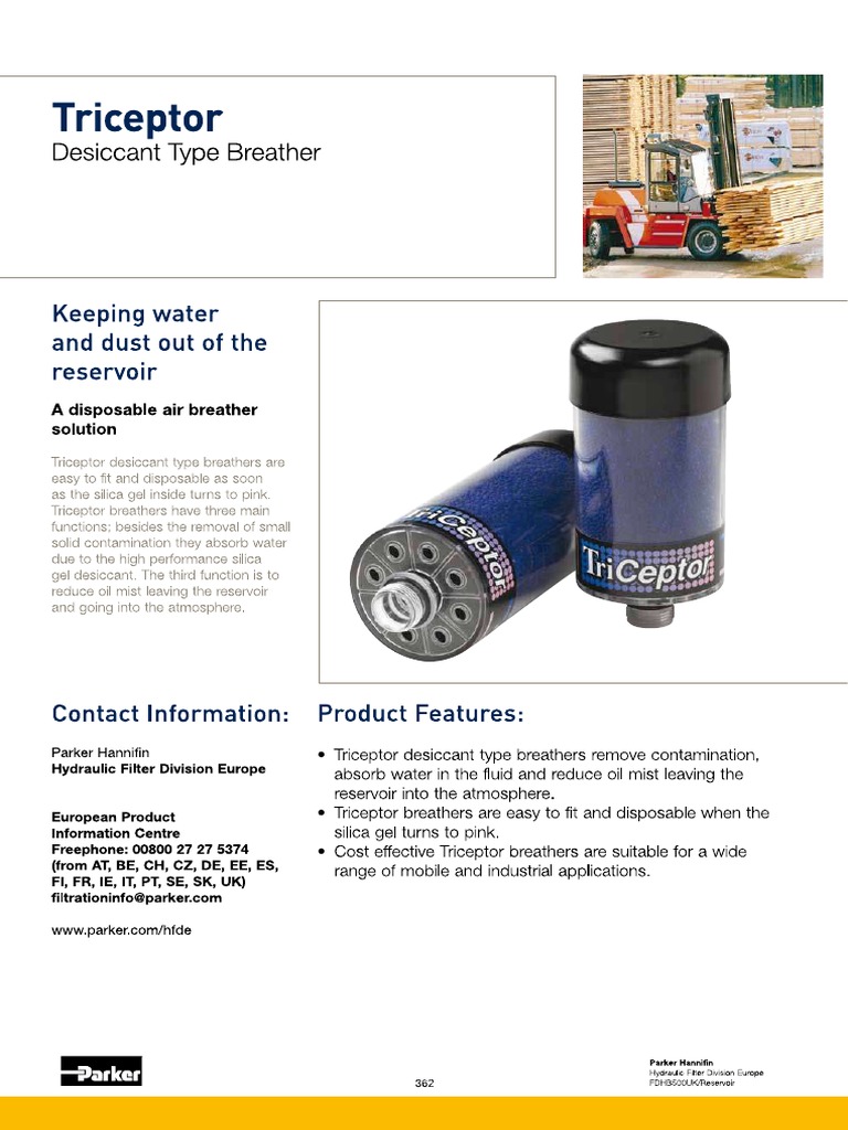 Tapa Filtro Triceptor | PDF