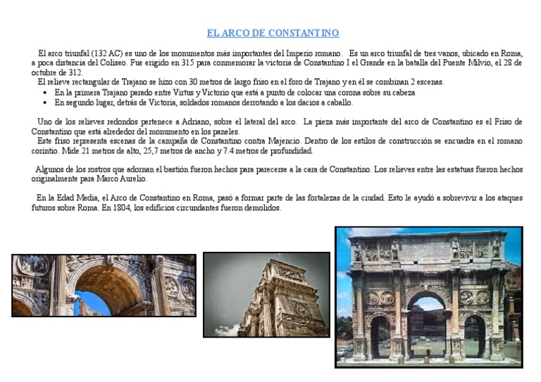 El Arco de Constantino | PDF