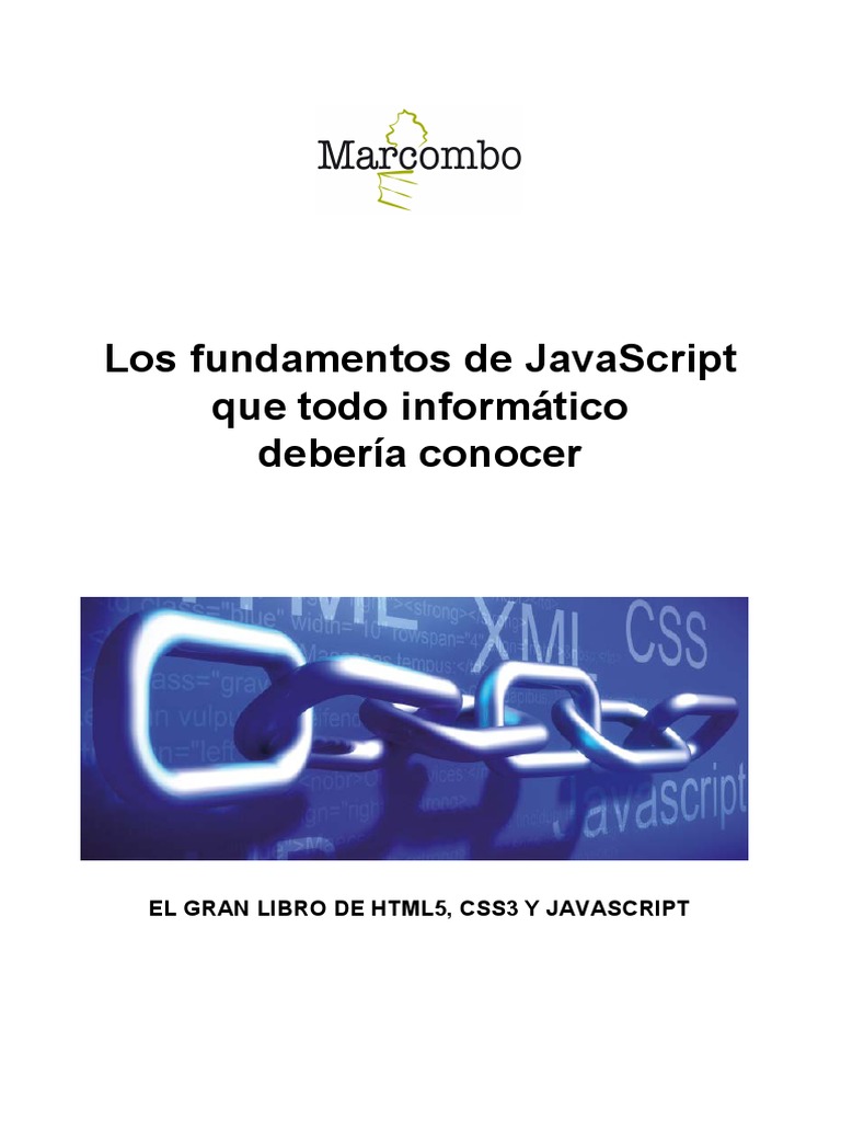 Los Fundamentos de JavaScript Que Todo Informatico Deberia Conocer | PDF | Script Java | Objeto ...